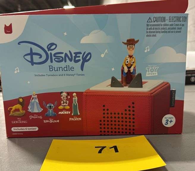 KIDS TONIES DISNEY BUNDLE IN BOX W/ (6) TONIES CHARACTERS - Earl's ...