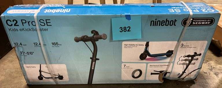 NINEBOT C2 PRO SE KIDS EKICK SCOOTER IN BOX - Earl's Auction Company