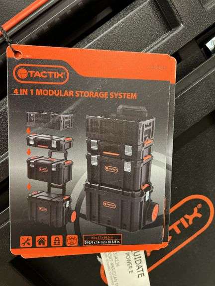 AS IS - TACTIX MODULAR STORAGE SYSTEM - Earl's Auction Company