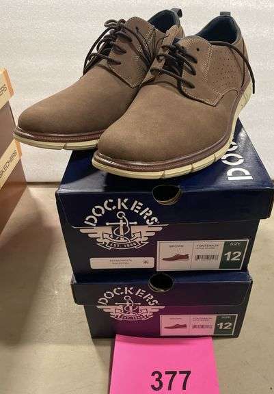 (2) PAIRS OF MENS DOCKERS FRONTERA SHOES - SIZE 12 - Earl's Auction Company