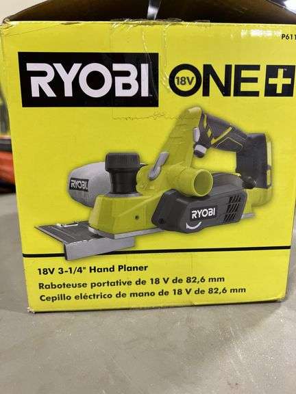 RYOBI 18V HAND PLANER IN BOX (TOOL ONLY) - Earl's Auction Company