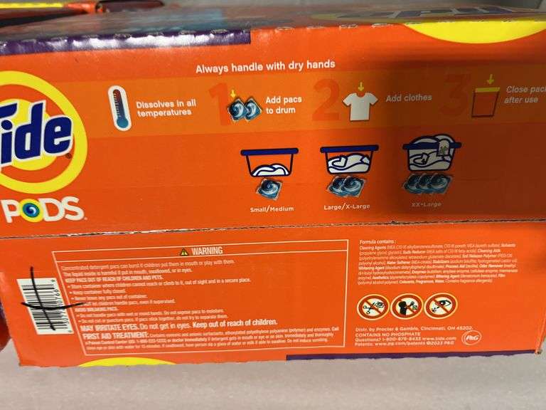 (4) BOXES OF TIDE PODS - Earl's Auction Company