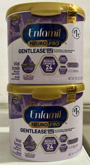 (2) PACKS OF ENFAMIL NEURO PRO BABY FORMULA - Earl's Auction Company