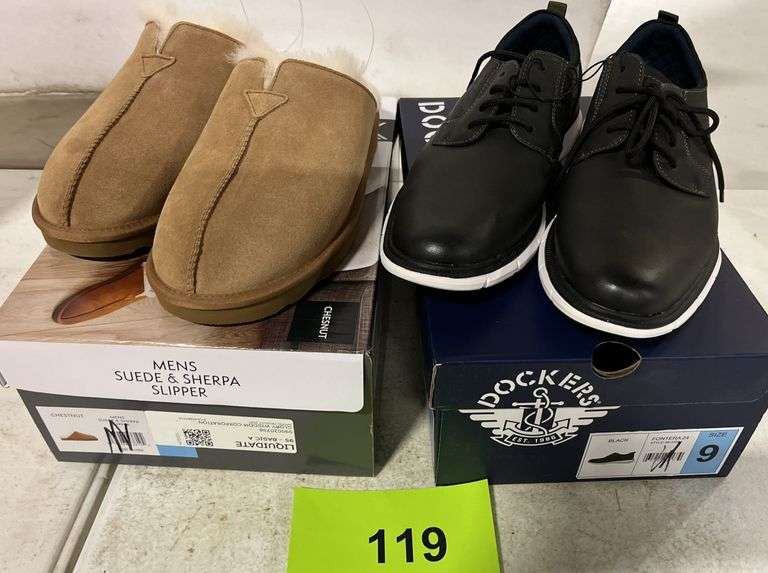 (2) PAIRS OF MENS SHOES - SIZE 9 - Earl's Auction Company