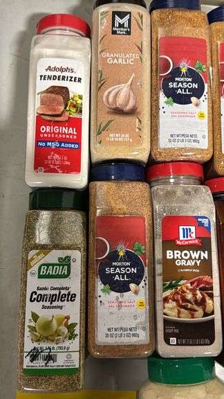 (11) JARS OF ASSORTED SEASONINGS - Earl's Auction Company