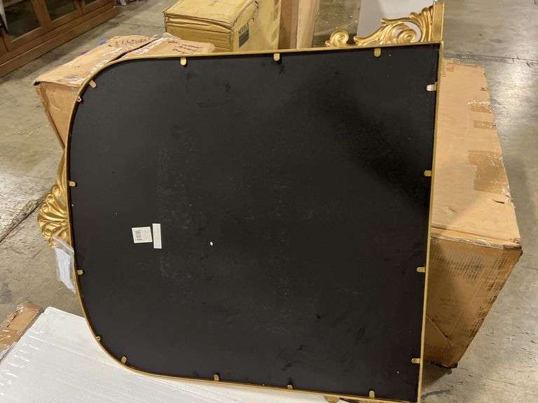 AZALEA PARK FILIGREE MANTEL MIRROR - GOLD - Earl's Auction Company