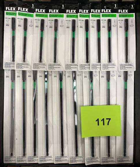 MISC LOT OF FLEX MAGNETIC EXTENSIONS - Earl's Auction Company