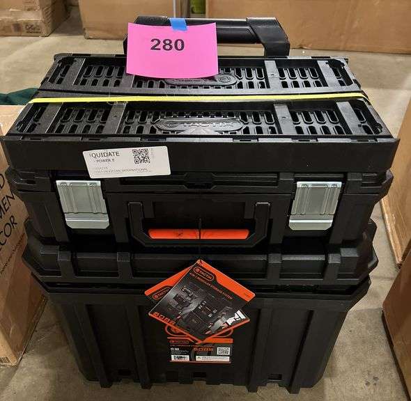 TACTIX MODULAR MOBILE STORAGE SYSTEM - Earl's Auction Company