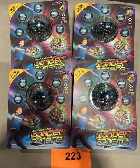 (4) KIDS WONDER SPHERE MAGIC HOVER BALLS - Earl's Auction Company