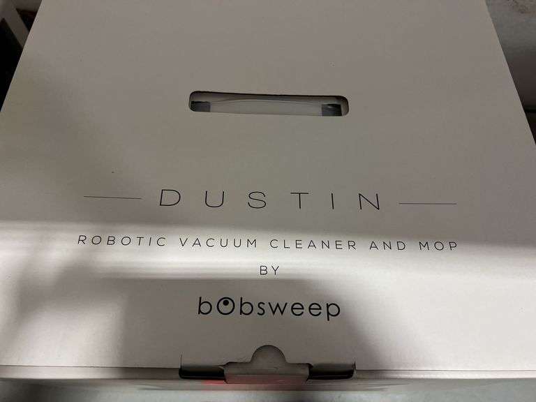 BOBSWEEP DUSTIN ROBOT VACUUM IN BOX - NAVY - Earl's Auction Company