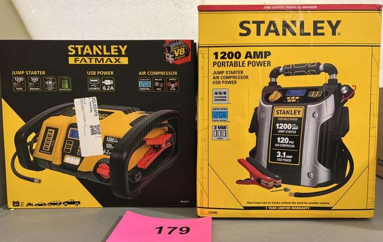 (2) STANLEY POWER STATIONS IN BOX - Earl's Auction Company