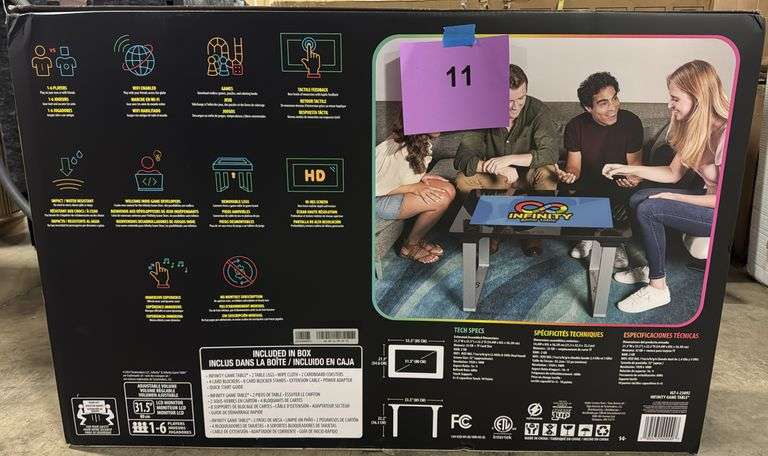 ARCADE 1 UP INIFINITY GAME TABLE IN BOX - Earl's Auction Company