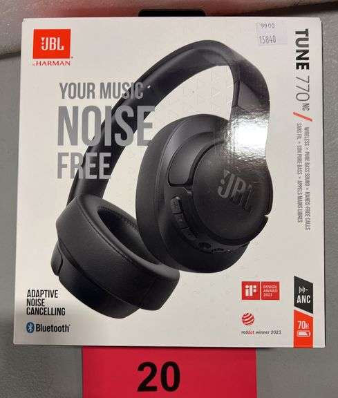 JBL TUNE 770 BLUETOOTH HEADPHONES IN BOX - Earl's Auction Company