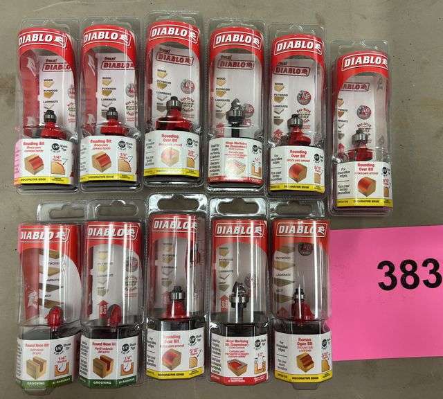 (11) DIABLO ROUTER BITS - Earl's Auction Company