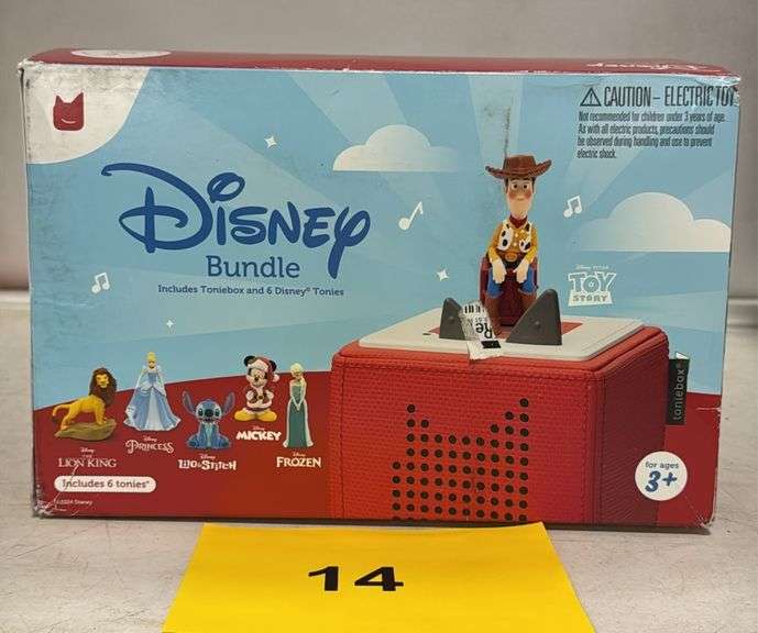 NEW TONIES DISNEY STARTER BUNDLE IN BOX W/ (6) TONIES CHARACTERS - Earl ...