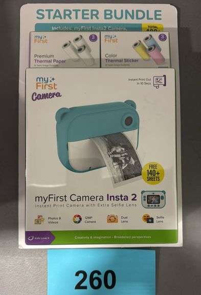 MY FIRST CAMERA STARTER BUNDLE IN BOX - Earl's Auction Company