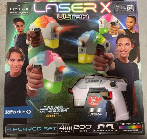 (2) KIDS 4PC LASER X ULTRA LASER TAG SETS IN BOXES - Earl's Auction Company