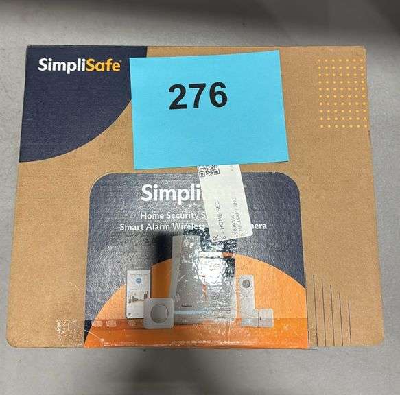 SIMPLI SAFE HOME SECURITY SYSTEM IN BOX - Earl's Auction Company