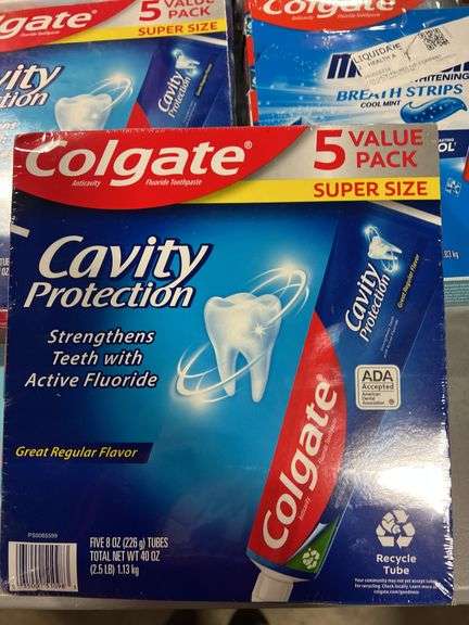 (5) PACKS OF COLGATE TOOTHPASTE - Earl's Auction Company