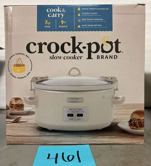 CROCKPOT SLOW COOKER IN BOX - Earl's Auction Company