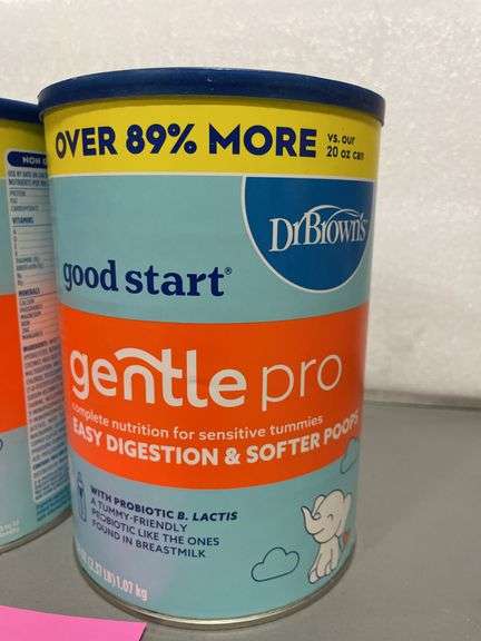 (2) CANS OF GOOD START GENTLE PRO BABY FORMULA - Earl's Auction Company