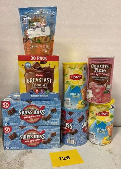 MISC LOT OF ASSORTED DRINK MIXES - SEE PHOTOS - Earl's Auction Company