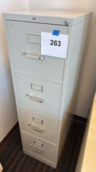 HON 4-DRAWER FILING CABINET (NO KEY) - Earl's Auction Company