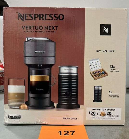 DELONGHI NESPRESSO VERTUO NEXT COFFEE & ESPRESSO MACHINE IN BOX - Earl ...