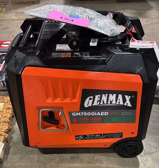 AS IS - GENMAX INVERTER GENERATOR - Earl's Auction Company