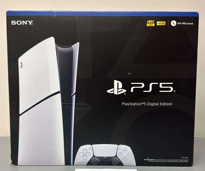 PLAYSTATION 5 DIGITAL EDITION IN BOX - Earl's Auction Company