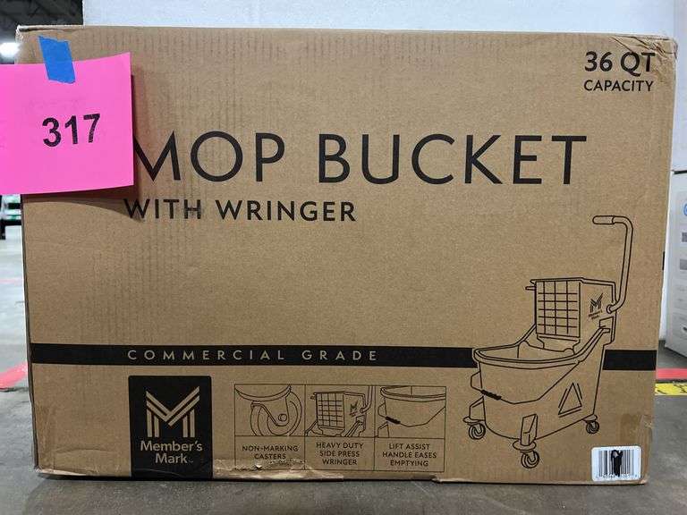 36QT MOP BUCKET W/ WRINGER IN BOX - Earl's Auction Company