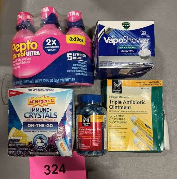 5PC MEDICINE LOT - SEE PHOTOS - Earl's Auction Company
