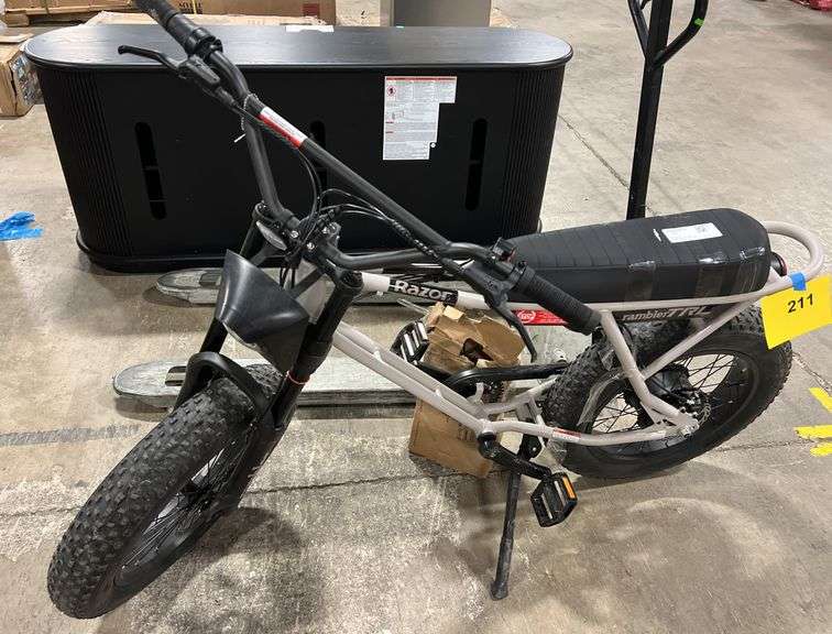 AS IS - RAZOR RAMBELR TRL ELECTRIC DIRT BIKE W/ CHARGER - Earl's Auction Company