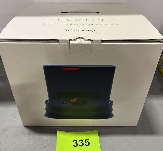 BOBSWEEP DUSTIN ROBOT VACUUM IN BOX - NAVY - Earl's Auction Company