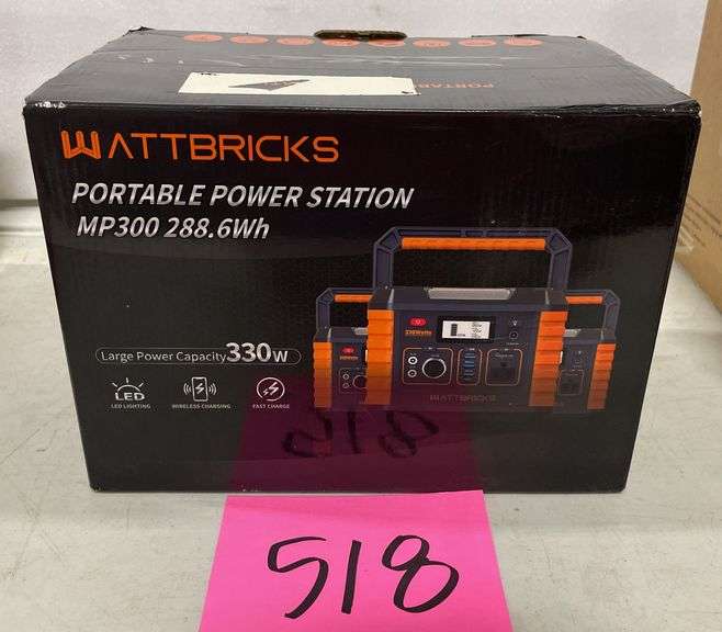 WATTBRICKS PORTABLE POWER STATION IN - Earl's Auction Company