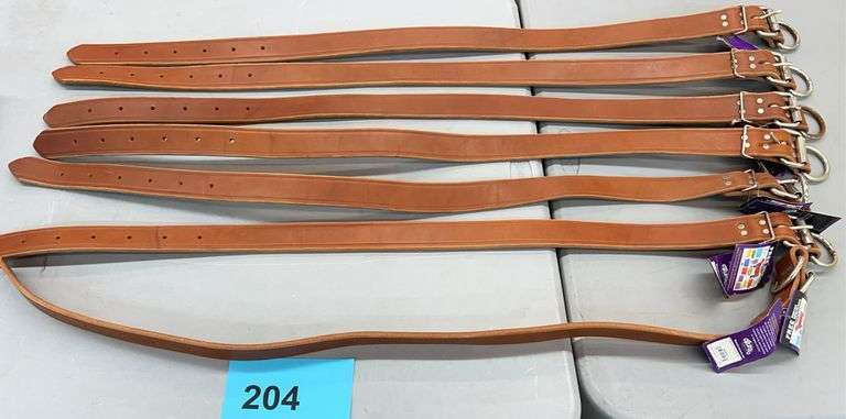 (7) WEAVER COW NECK STRAPS - Earl's Auction Company