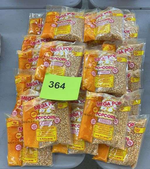 (24) BAGS OF MEGA POP POPCORN - Earl's Auction Company