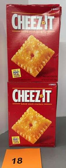 (2) BOXES OF CHEEZ ITS - Earl's Auction Company