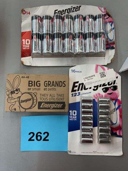 (3) PACKS OF ENERGIZER BATTERIES - Earl's Auction Company