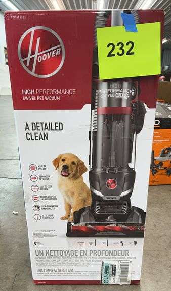 HOOVER SWIVEL PET VACUUM IN BOX - Earl's Auction Company