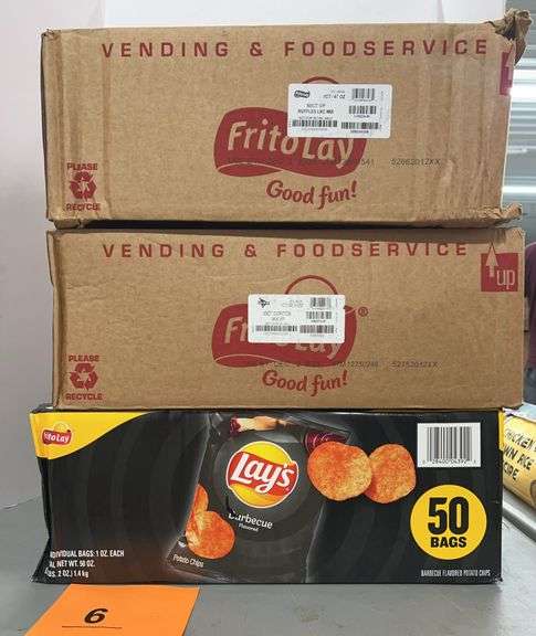 (3) BOXES OF FRITO LAYS CHIPS - Earl's Auction Company