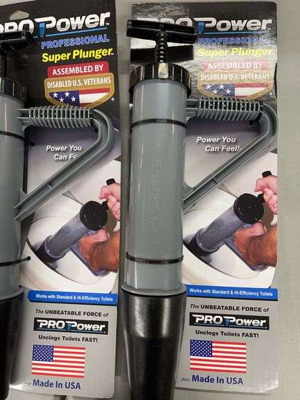 (3) PRO POWER SUPER PLUNGERS - Earl's Auction Company