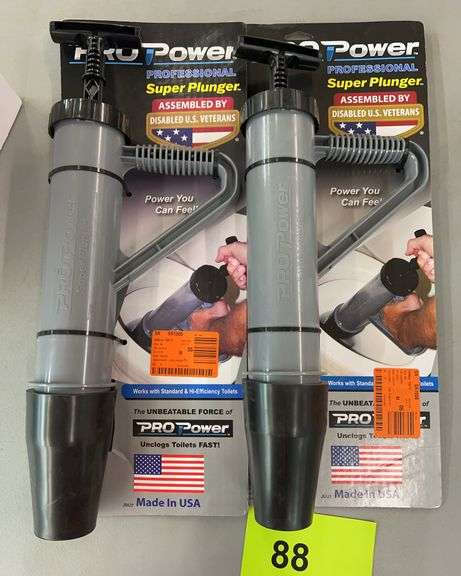 (2) PRO POWER SUPER PLUNGERS - Earl's Auction Company