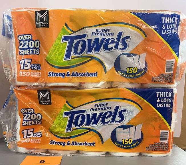 (2) PACKS OF PAPER TOWELS - Earl's Auction Company