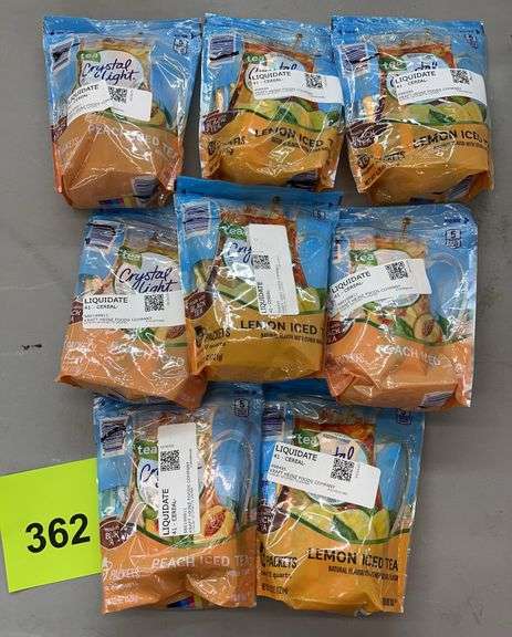 (8) BAGS OF CRYSTAL LIGHT TEA - Earl's Auction Company