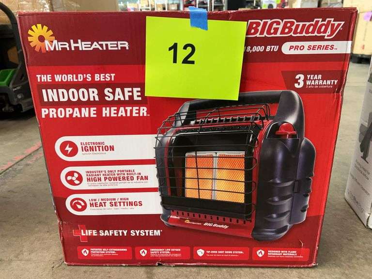MR HEATER BIG BUDDY PROPANE HEATER IN BOX - Earl's Auction Company