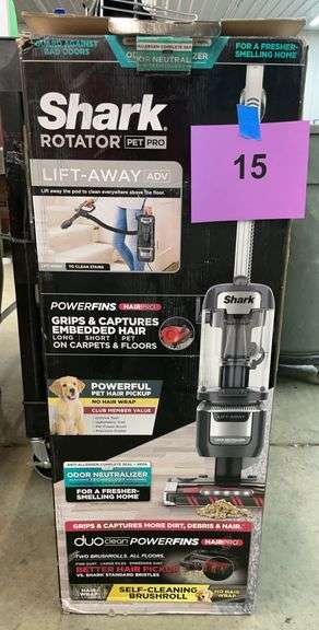 SHARK ROTATOR PET PRO VACUUM IN BOX - Earl's Auction Company