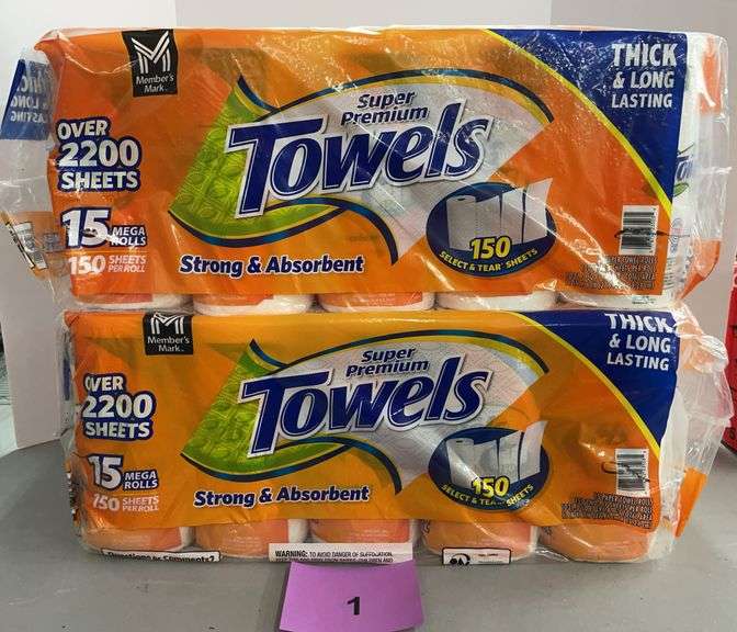 (2) PACKS OF PAPER TOWELS - Earl's Auction Company
