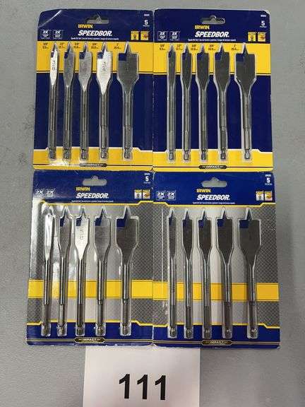 (4) IRWIN 5PC SPADE BIT SETS - Earl's Auction Company