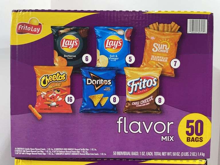 (2) BOXES OF FRITO LAY SNACK MIX - Earl's Auction Company